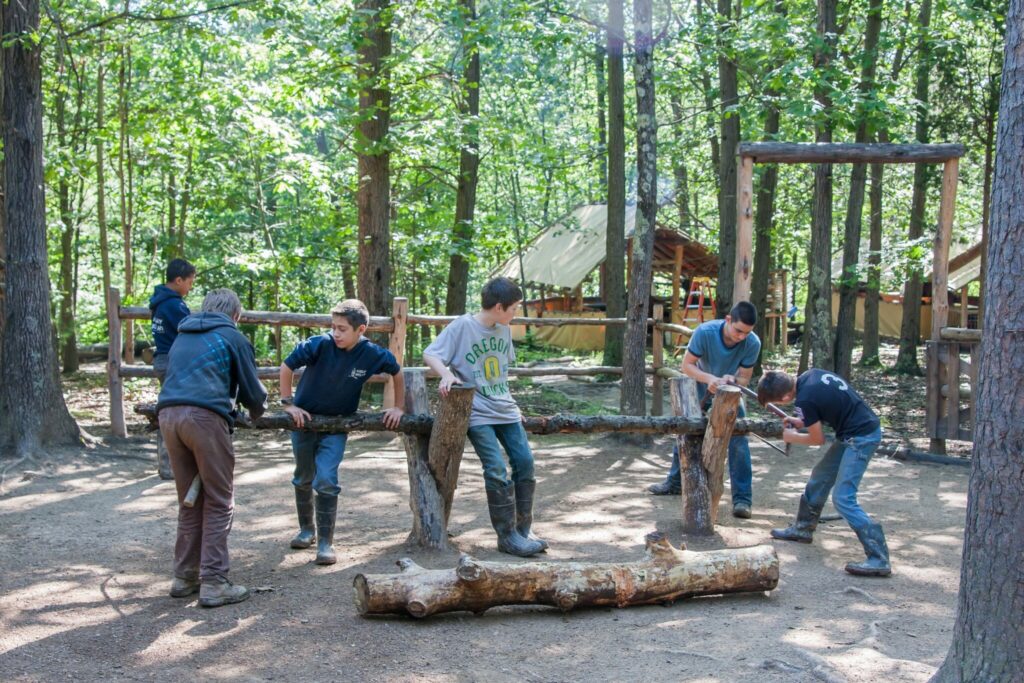 Wood Corral : Allegany Boys Camp